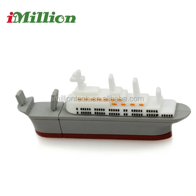 Cool And Nice Custom Boat/ship/cruise Ship Shaped Pvc Usb Flash Drive/best Gift For Shipmaster ...