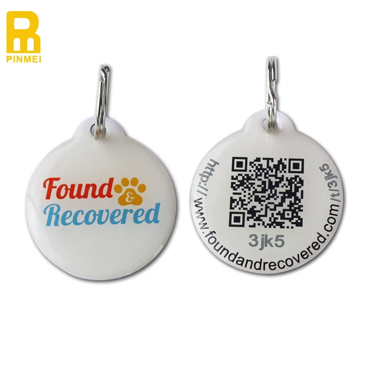 2015 New Arrival Metal Id Dog Tag Pendantqr Qr Code Metal Engraving Pet ...