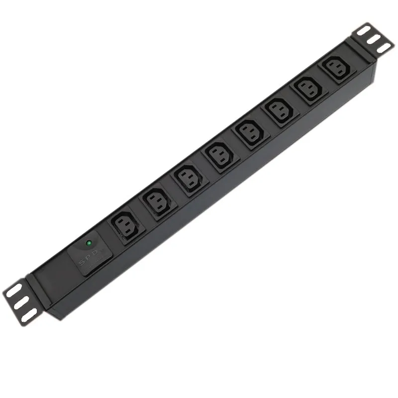 6/8/12/16 Way PDU IEC C13 1U 19" Rack Mount Power Strip