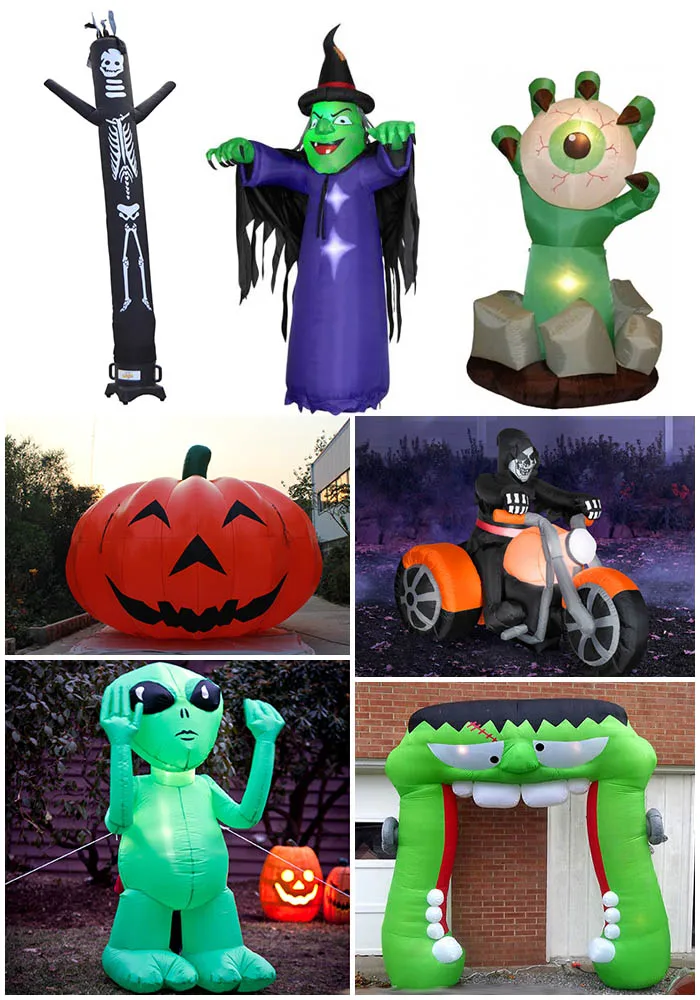 Inflatable Cat Model for Halloween - Animated Decorations