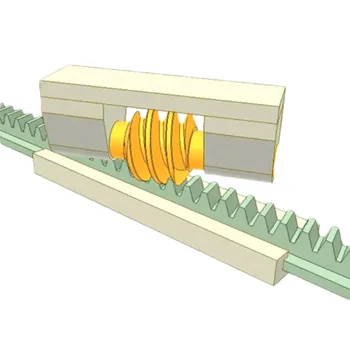 Custom Design Worm Gear Rack And Pinion Drive Mechanism For Conveyor Or ...