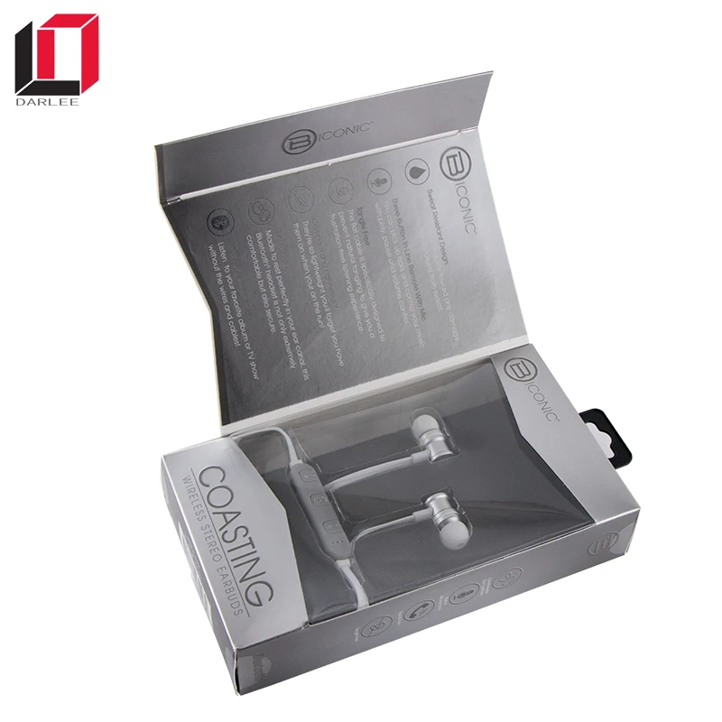 Luxury Blister Inner Tray Magnet Earphone Packing Box For Headphone ...