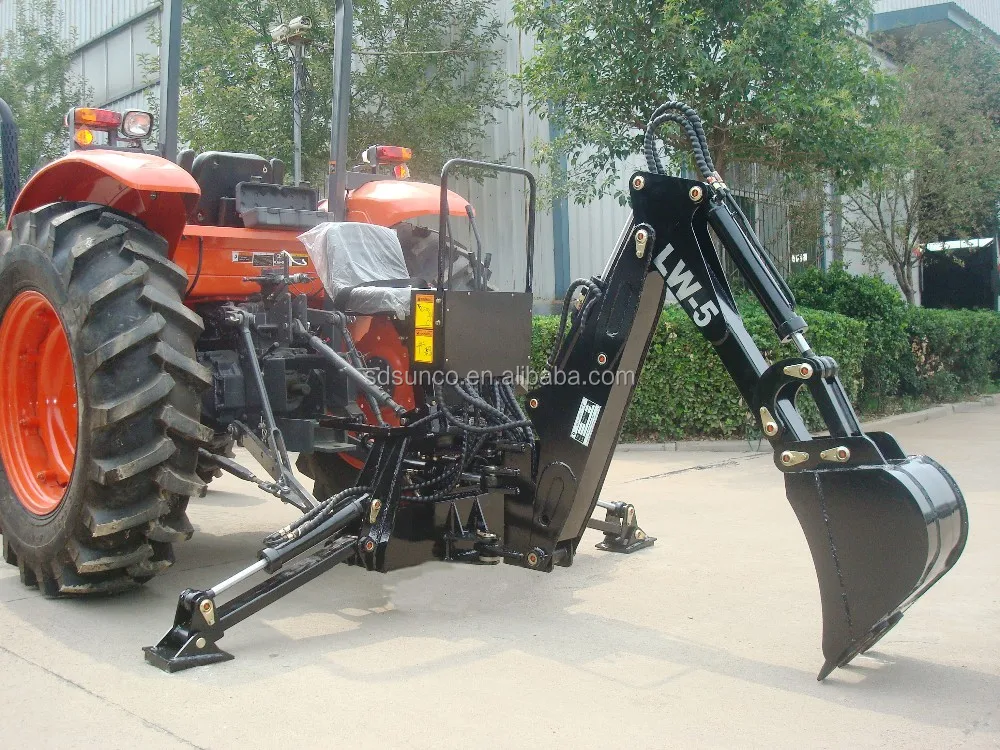 Tractor Rear 3-Point Hitched Backhoe - Durable & Versatile