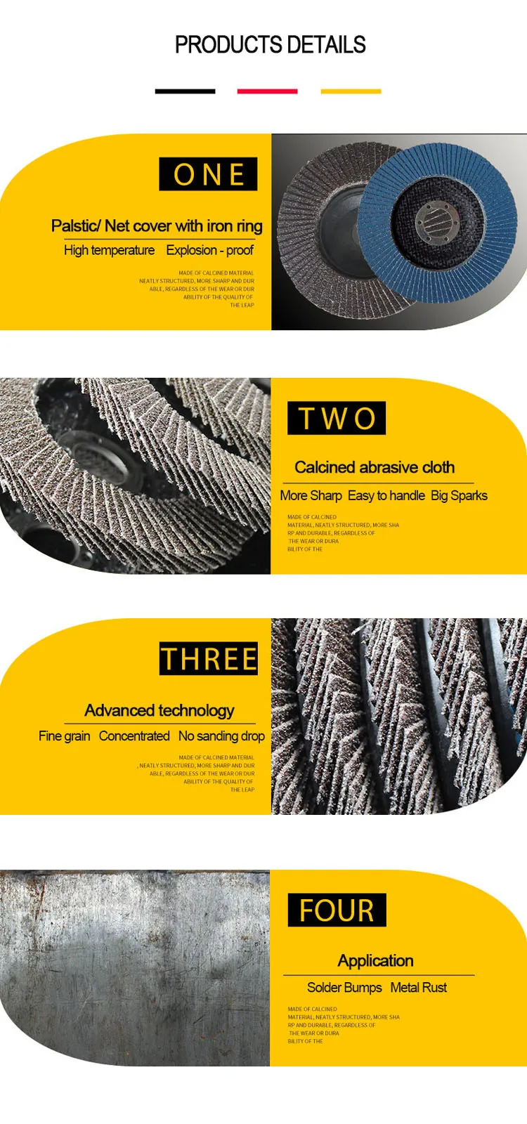 Stainless Steel Buffing Disc - Efficient Metal Grinding