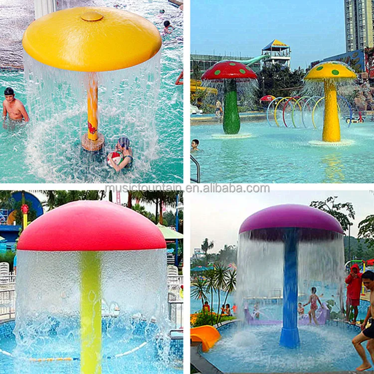 Beautiful Water Park Swimming Pool Spa Mushroom Water Fountain - Buy ...