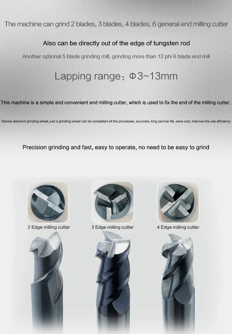 Gd-313 High Precision Universal Mill Cutter Grinder Carbide Tool ...