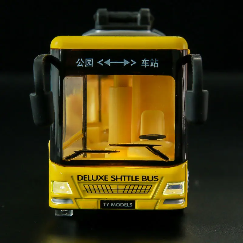 Mini Scale Toy School Bus 3d Custom Metal Plastic Toy Bus For Kids Play ...