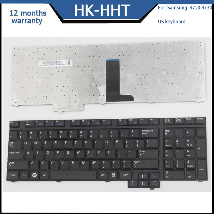 For Samsung R718 R720 R730 R728 Us Keyboard - Buy For Samsung R720 R730 ...
