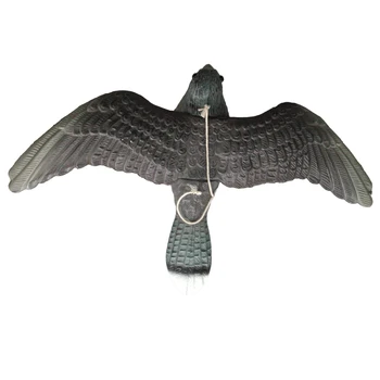 Hunting Birds Decoys Flying Hawk Bird Scare Motionless Garden Plastic ...