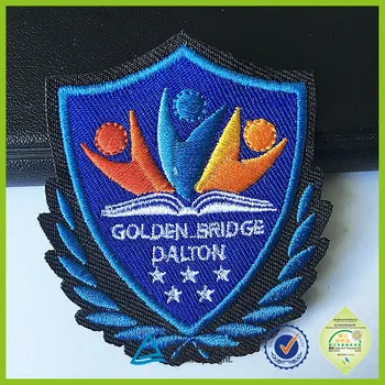 Embroidery Badge Sew On School Uniform - Buy Badge Sew On School ...