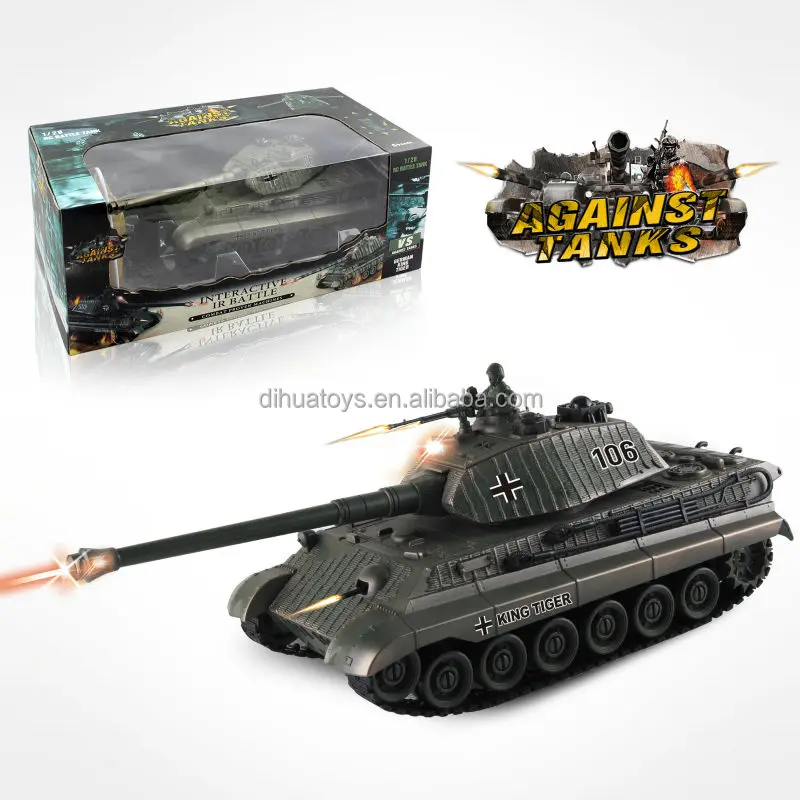 360-degree Rotating Turret 7 Channels Remote Control Car