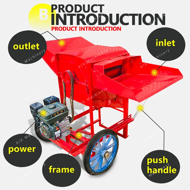 Portable Pedal Paddy Rice Thresher/manpower Rice Thresher /thresher For ...