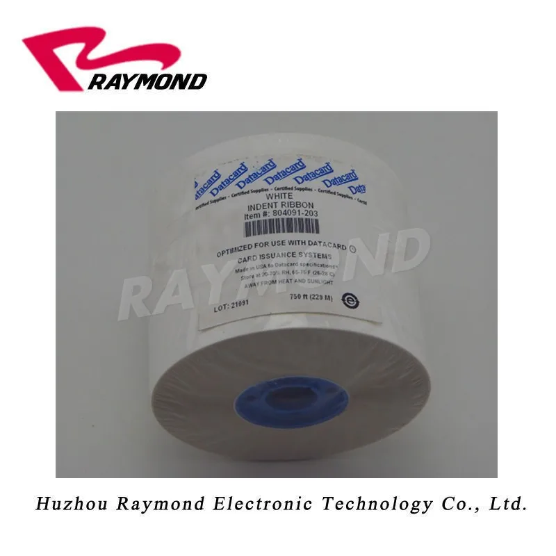 Datacard Card Embosser White Indent Ribbon,Datacard 804091-203 Mx6000 ...
