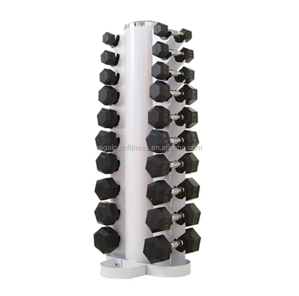 Vertical Dumbbell Rack For 10 Pairs Dumbbell Fitness Gym Equipments ...