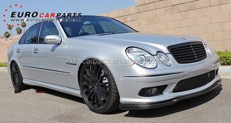 W211 Front Lip Fit For E-class W211 2006-2009year E63 Style Carbon ...