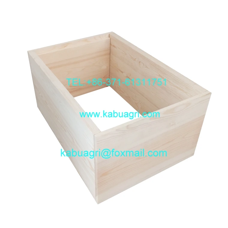 10 Frames Wooden Langstroth Brood Box/ Langstroth Beehive Medium Honey ...