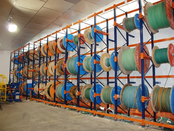 High Space Use Heavy Duty Customized Steel Cable Coil Storage Rack ...