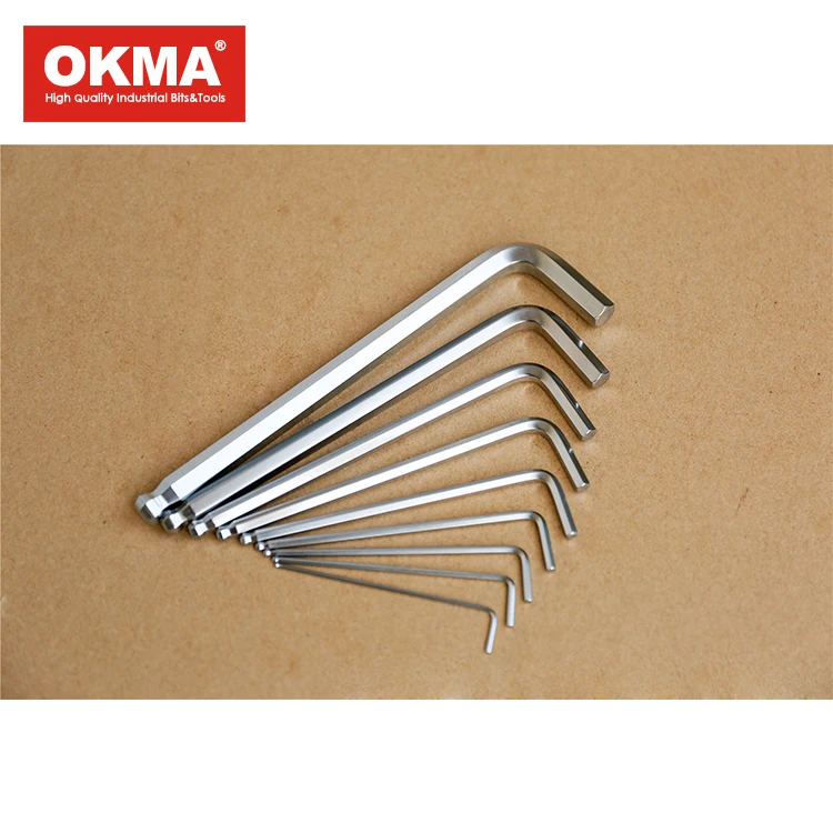 8mm Long Shaft Ball Ended Allen Wrench+allen Wrench Hex Set Ball Head ...