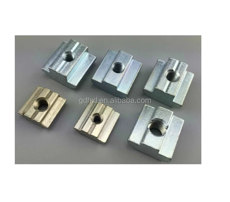 Various Type Aluminum Extrusion Nuts - V Slot T Sliding Nuts