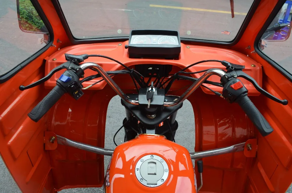 Three Wheel Motorcycle /van Cargo Tricycle With Cabin for Adult ...