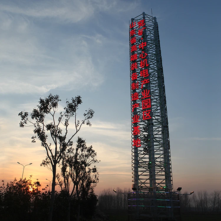 Outdoor Colorful Digital Screen Advertising Signs Tower - Buy ...