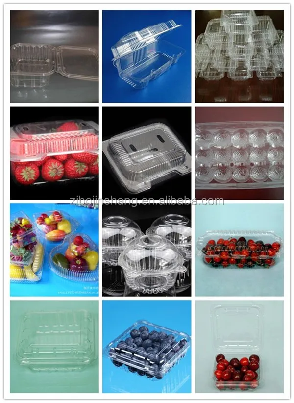 Small Clear Plastic Clamshell Boxes For Grape And Strawberry Packaging ...