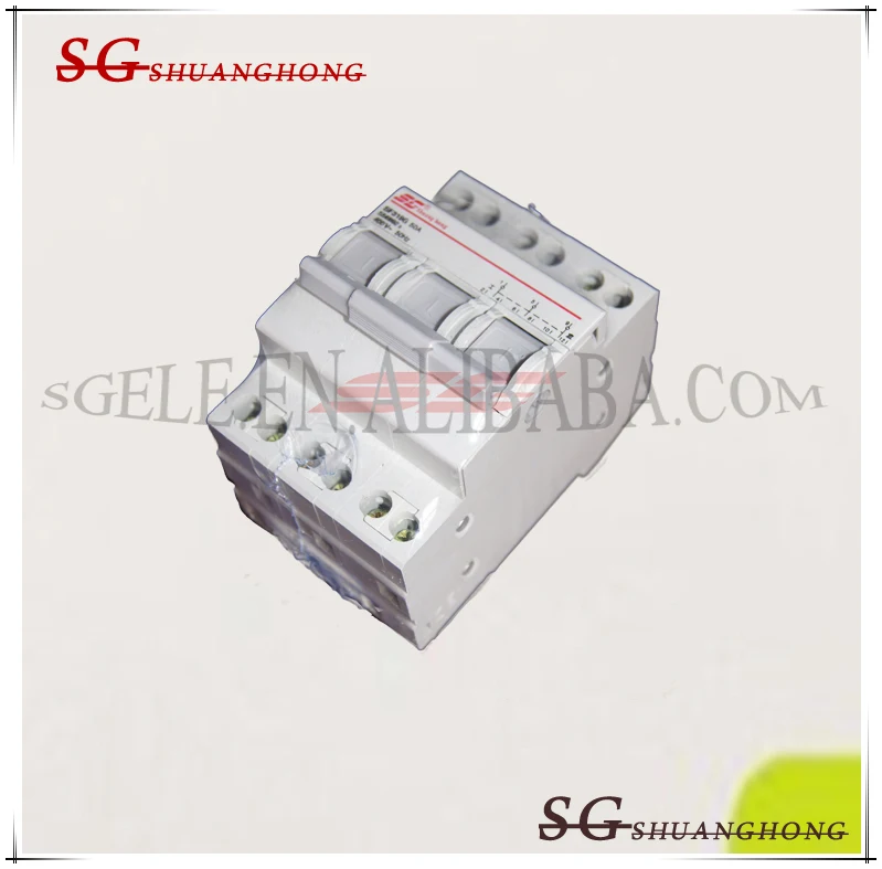 63a 4pole Modular Din Rail Changeover Switch Transfer Switch Isolation ...
