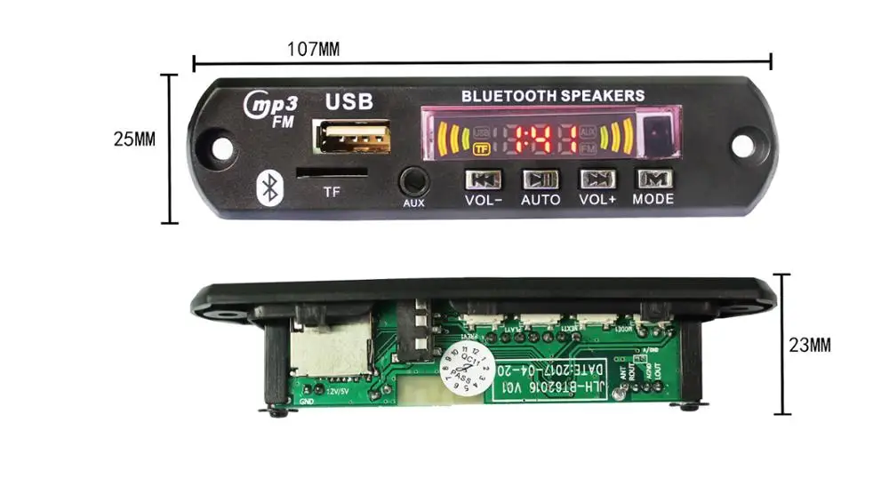 Bt Mp3 Fm Radio Player Module - High Definition Audio