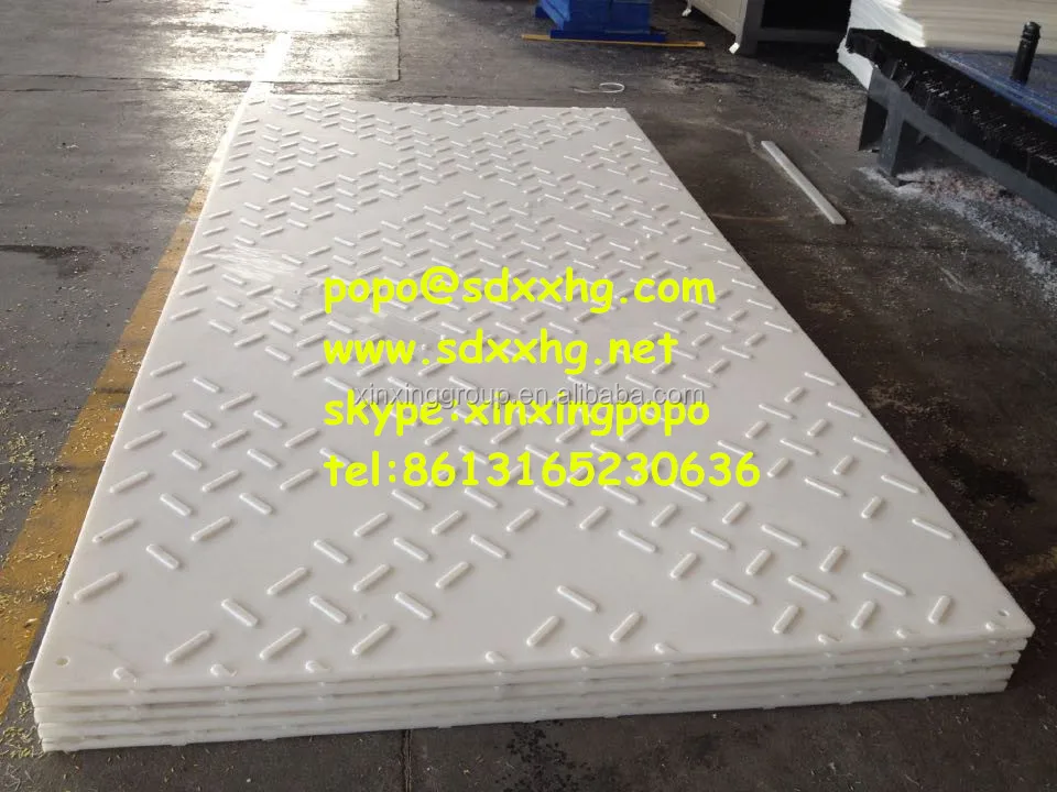 Heavy Duty Hdpe Composity Plastic Tread Plate Ground Protection Mat ...