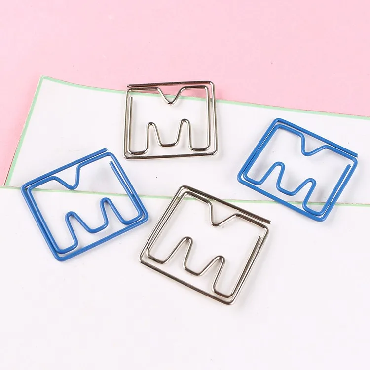 Custom Letter Paper Clips M Alphabet Shaped Paper Clip - Buy Alphabet ...