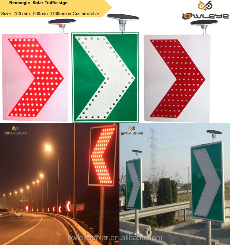 Flashing Led Stop Signs/highway Led Board Signs/solar Powered Traffic ...
