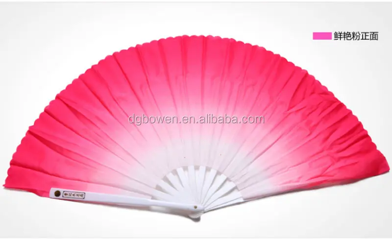 2018 Colorful Fans - High-Grade Plastic Gradient Folk Art