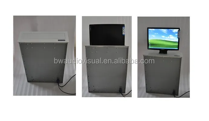 Big Conference Table Monitor Screen Pop Up System/electric Motorized ...