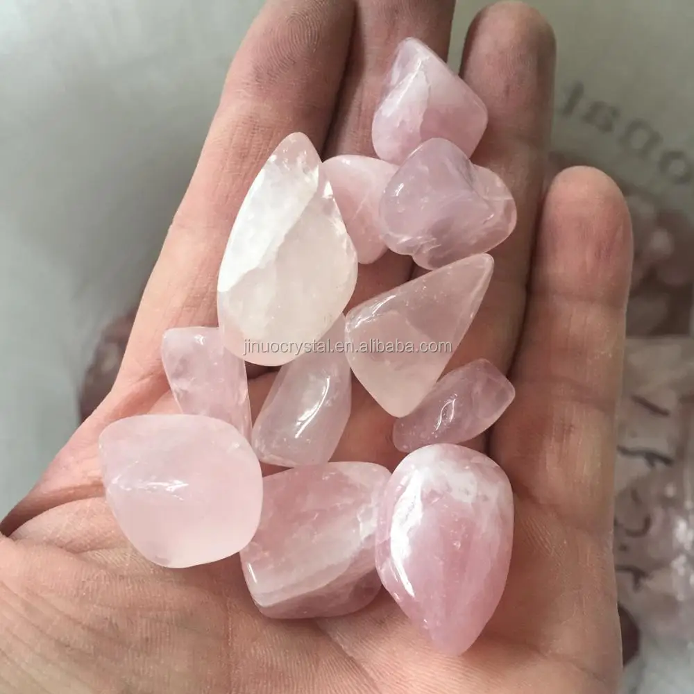 Natural Rose Quartz Rough Polished Crystal Gravel Tumbled Stone For ...