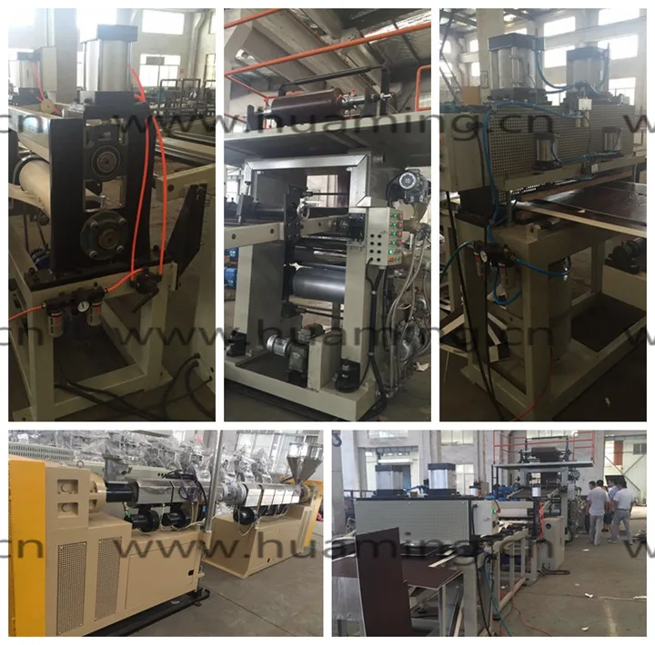 Pvc Calender Machine Plastic Sheet Extrusion Line Pvc Board Making ...