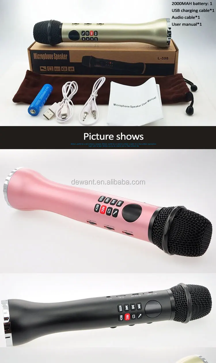 Best Quality Handheld Usb Charger Phone Vocal Microphone Record ...