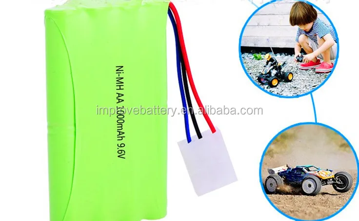 9.6v Nimh Rechargeable Battery Pack 9.6v Aa 1000mah Battery Pack For ...