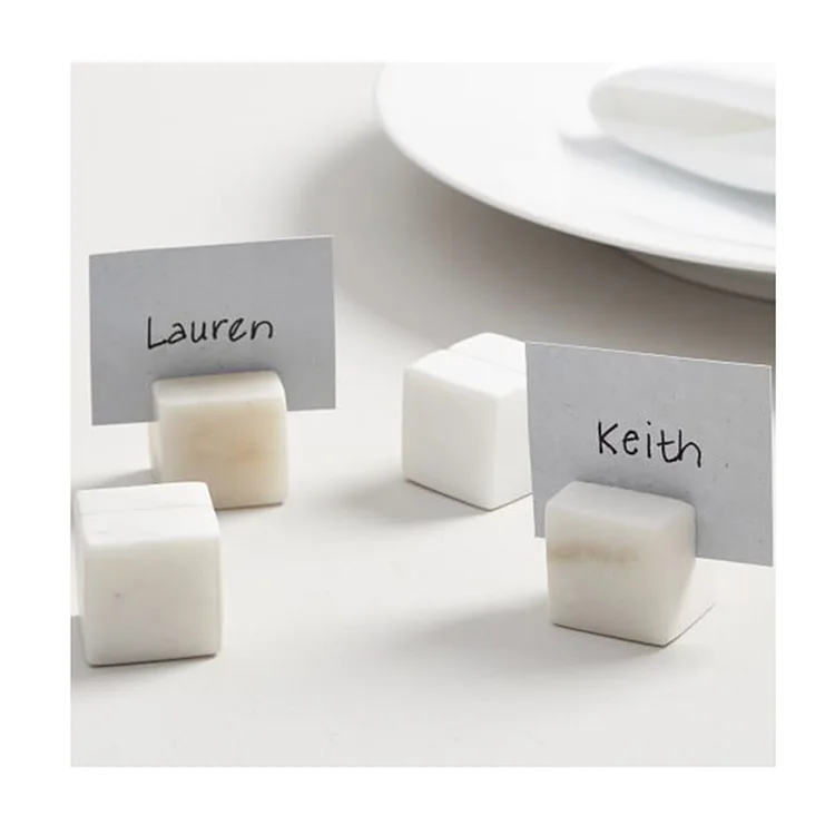 Hand Craft Elegant Marble Place Card Holder Set Of 4 - Buy Place Card ...
