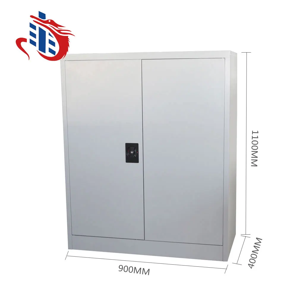 2 Layer File Storage Cabinet Swing Door Steel Cupboard - Buy Stainless ...