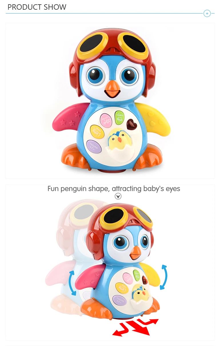 Penguin IC Music Touch Sensor Electric Learning Toys for Baby