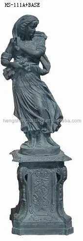 Antique Cast Iron Female Statue/famous Female Statues - Buy Famous ...