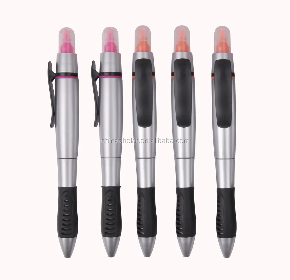 New Customized Dual Tip Pen Promotional Highlighter Pen Combo - Buy ...