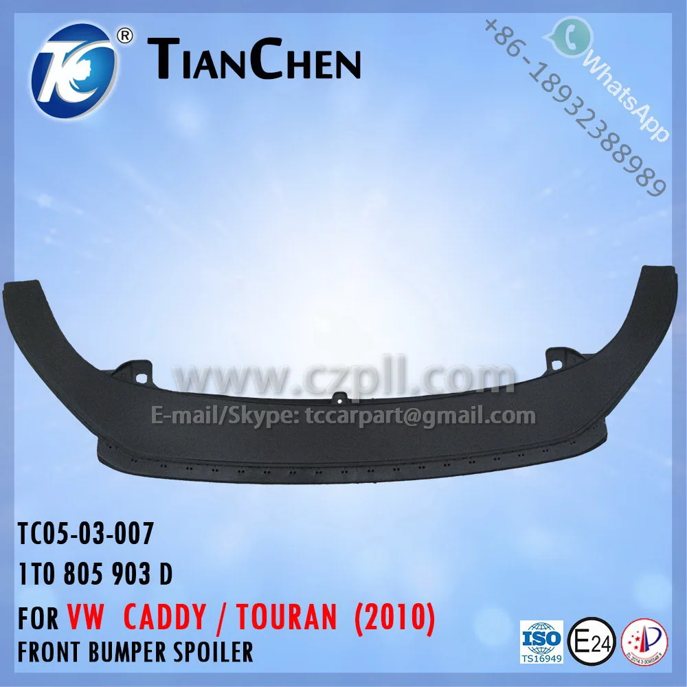 Front Bumper Spoiler For Touran / Caddy 2010 1t0 805 903 D 1t0805903d ...