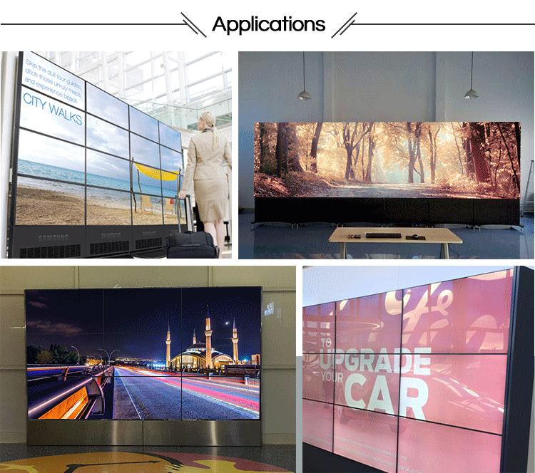 49inch 55inch Uhd Narrow Seamless Processor Splicing Led Backlight Lcd ...