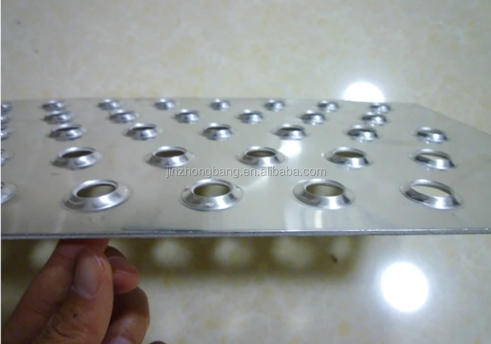 Slip Stair Treads Checker Plate Floor Grating Crocodile Mouth Hole ...