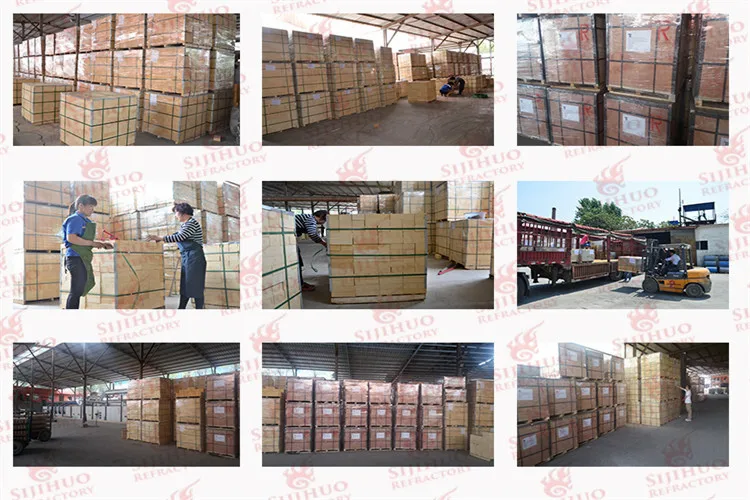 Thin Round Curved Kiln Refractory Clay Fire Bricks Yellow Industrial ...