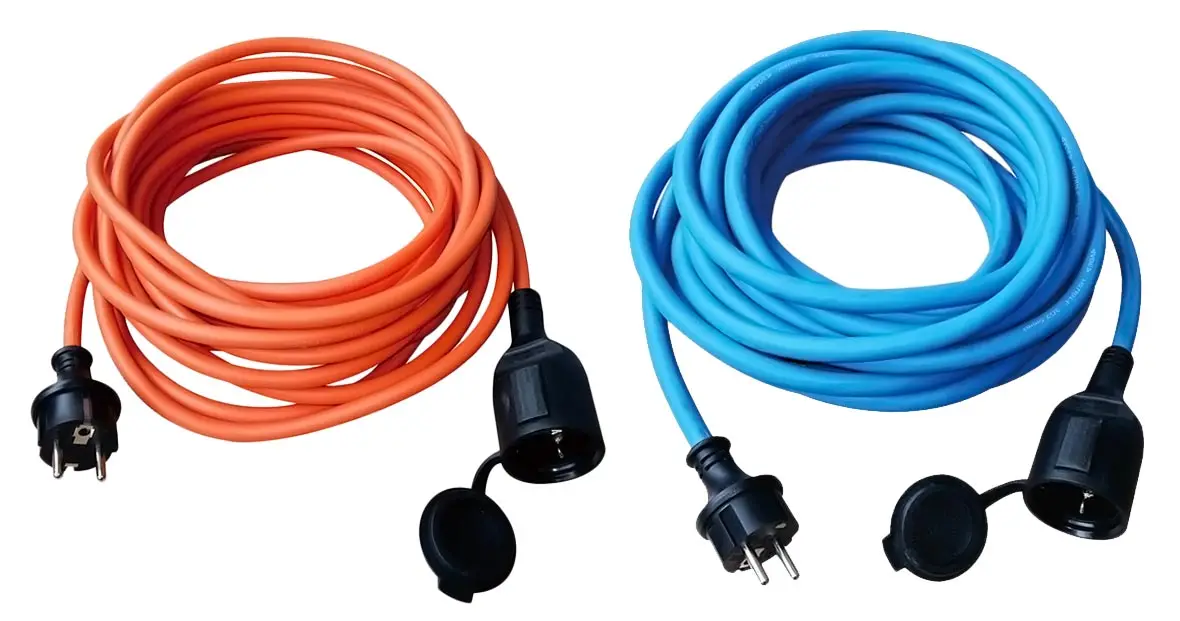 Xinsheng French/EU Standard Power Extension Cord 220V 30m 40m 50m ...