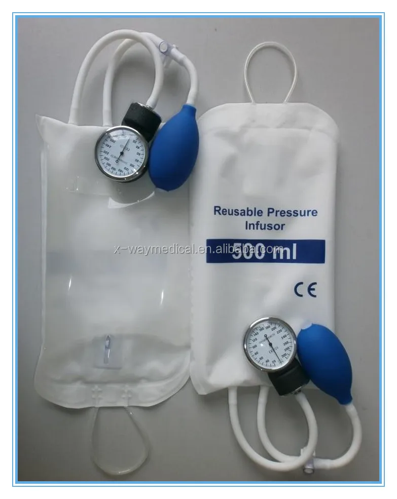 500ml Made In China Medical Reusable Pressure Infusion Bag,Infusor ...