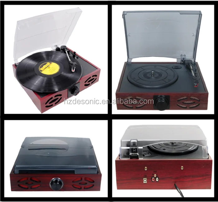Portable Jukebox Phono Phonograph Music Box With Usb Sd Encoding ...