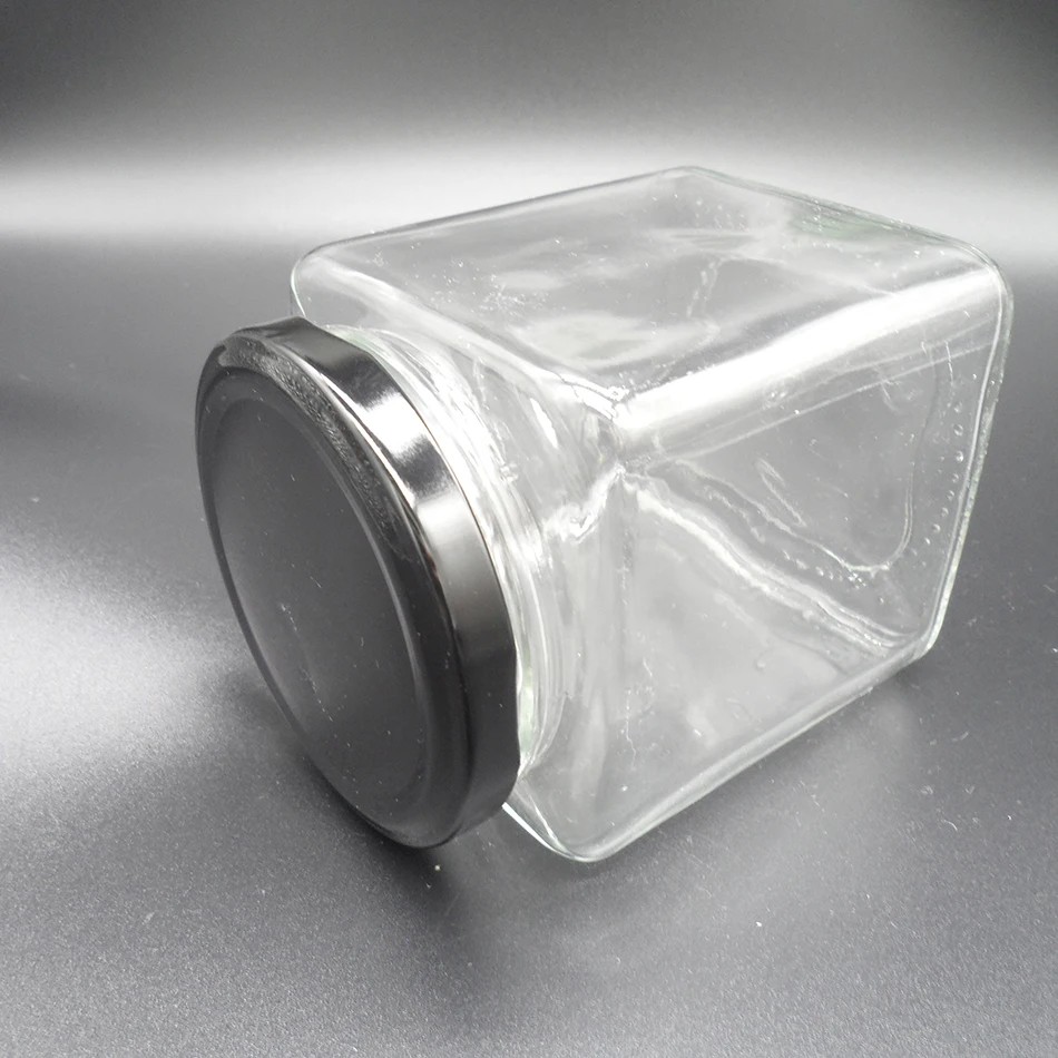 Luxury Good Quality Wood Dipper Hexagon Honey Glass Jar Bottle ...